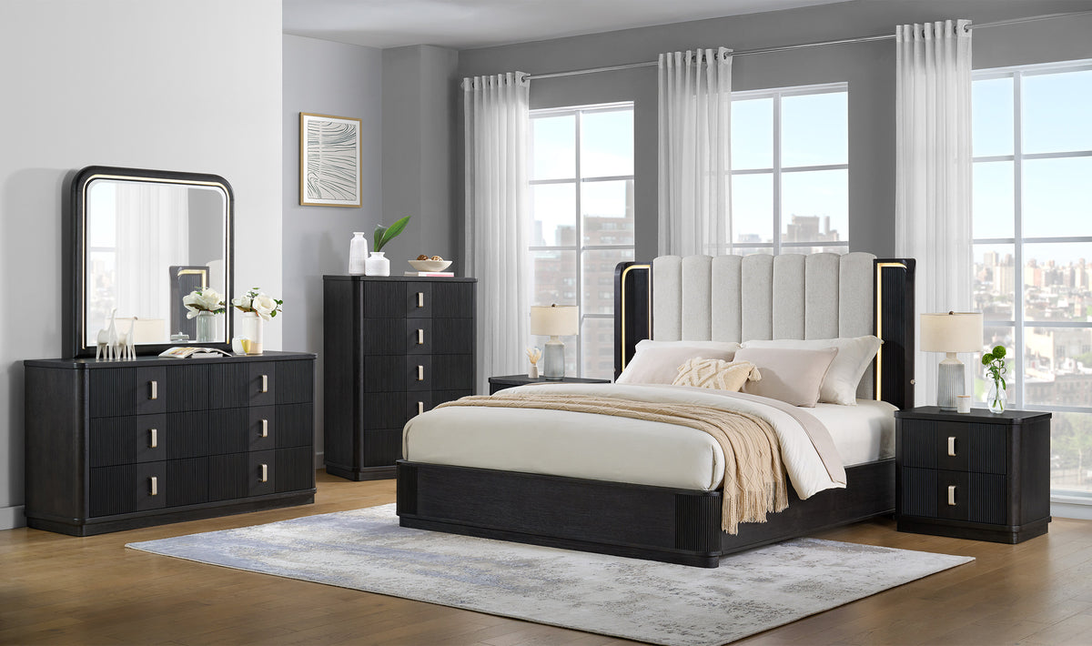 TREVISO NIGHTSTAND - ESPRESSO – Najarian Furniture