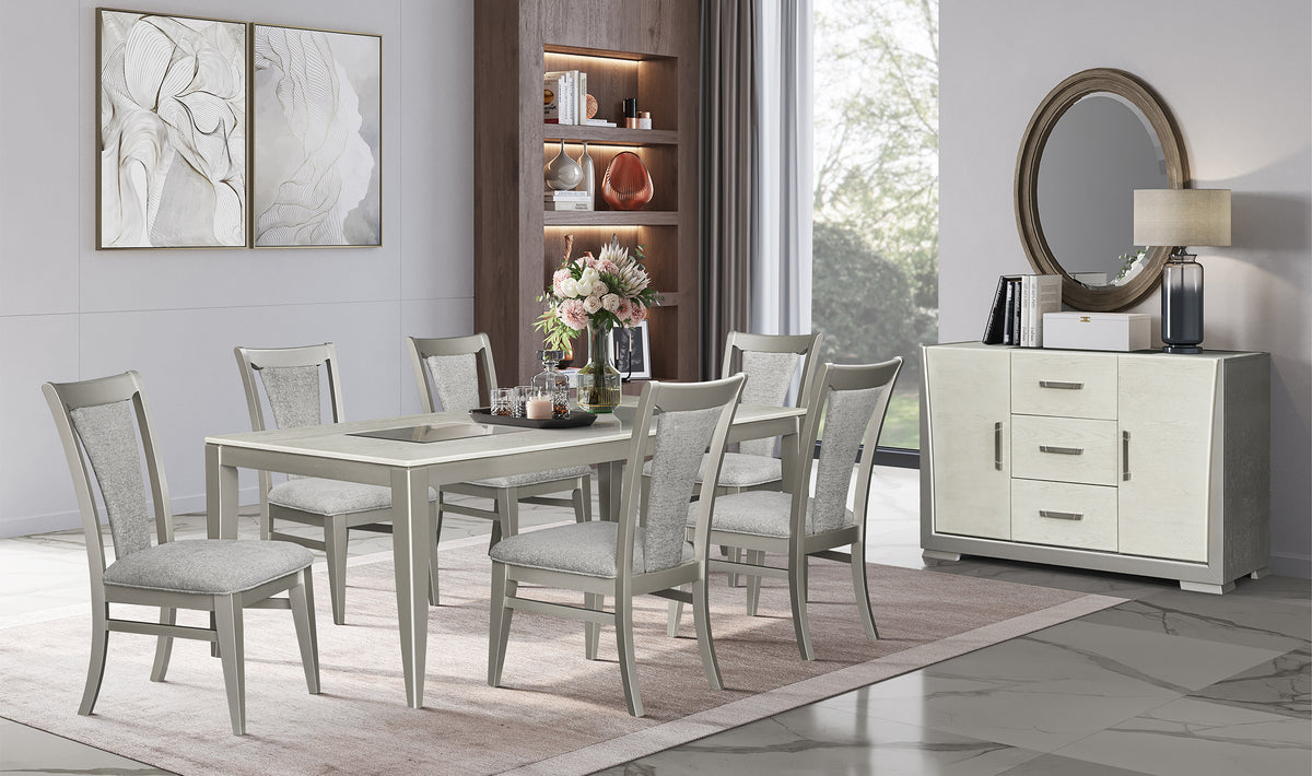 MIDNIGHT WOOD BACK SIDE CHAIR – Najarian Furniture